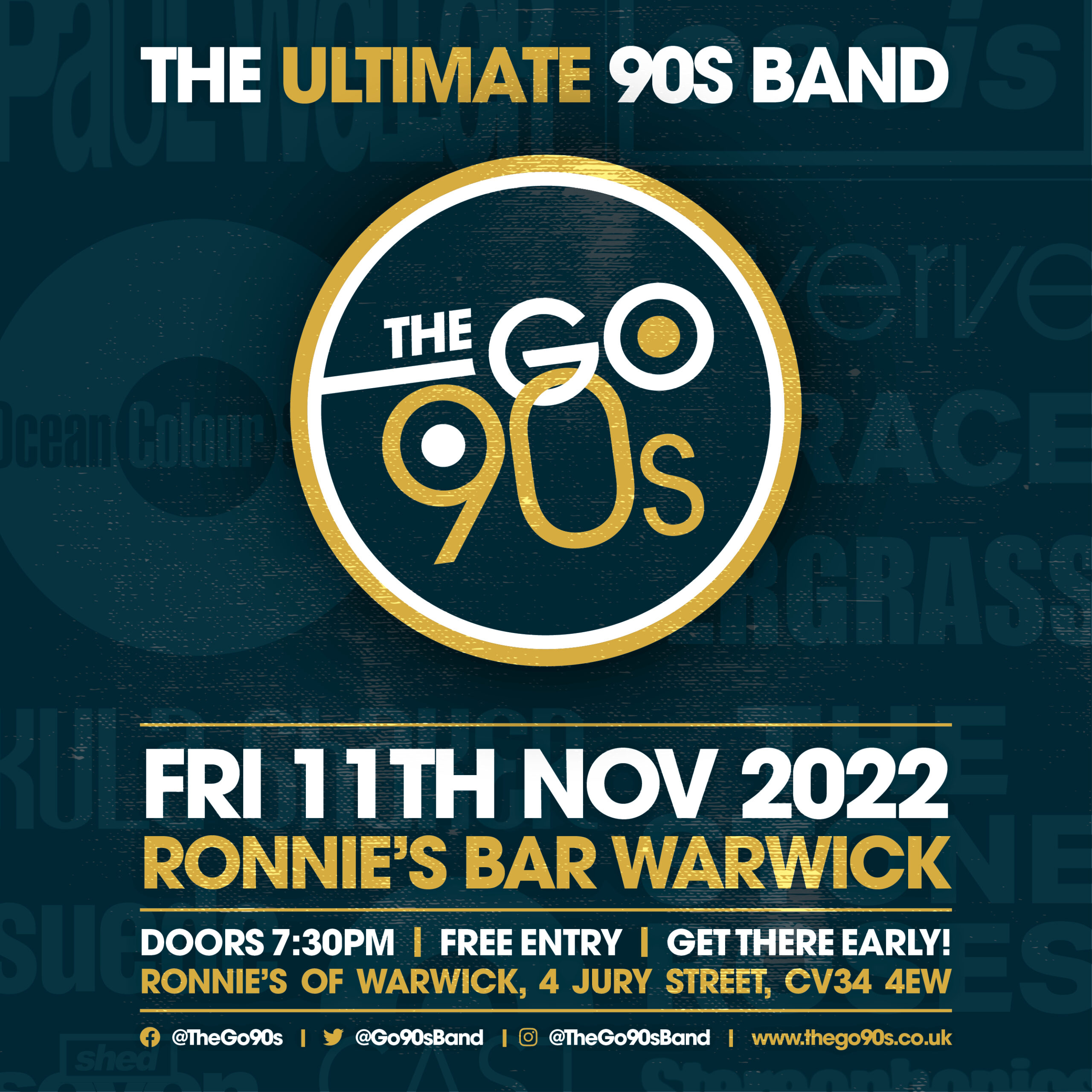 The Go 90s | The Ultimate 90s Covers Band